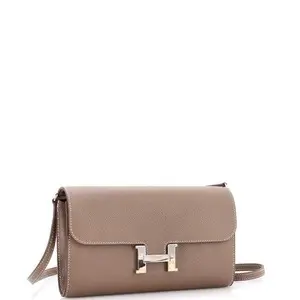 Hermès Constance To Go Wallet Epsom - Grey
