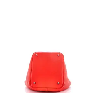 Hermès Picotin Lock Bag Clemence Mm - Red