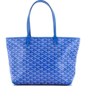 Goyard Artois Tote Coated Canvas Pm - Blue