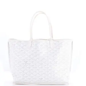 Goyard Anjou Reversible Tote Coated Canvas Pm - White