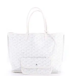 Goyard Anjou Reversible Tote Coated Canvas Pm - White