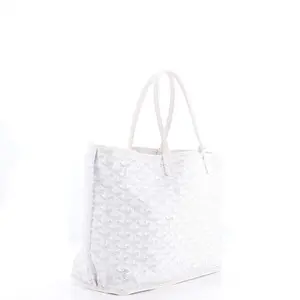 Goyard Anjou Reversible Tote Coated Canvas Pm - White