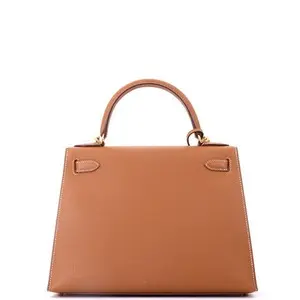 Hermès Kelly Handbag 28 Brown Epsom With Hardware - Gold