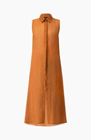 IVONNE Sleeveless Collared Tunic