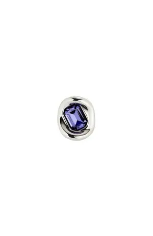 UNODE50 Sterling Silver-plated Ring With Crystal
