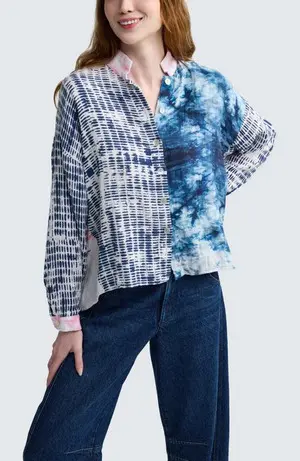 LUUKAA Printed Muslin Shirt