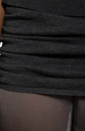 JADED LONDON Mixed Media Chiffon Joggers