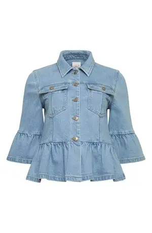 Cinq À Sept Mandie Denim Jacket - Mist