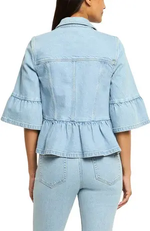 Cinq À Sept Mandie Denim Jacket - Mist