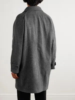 CORRIDOR Herringbone Wool Coat
