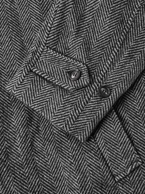 CORRIDOR Herringbone Wool Coat
