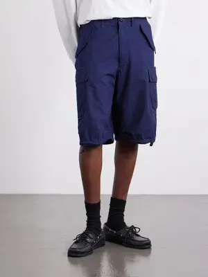 BEAMS Straight-leg Cotton-ripstop Cargo Shorts