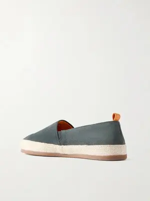 Mulo Suede Espadrilles - Blue