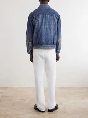 NEIGHBORHOOD Distressed Denim Jacket