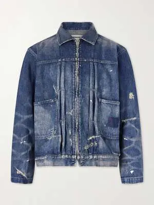 NEIGHBORHOOD Distressed Denim Jacket
