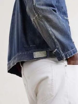 NEIGHBORHOOD Distressed Denim Jacket