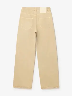 HOUSE OF DAGMAR Baggy Fit Denim - Beige