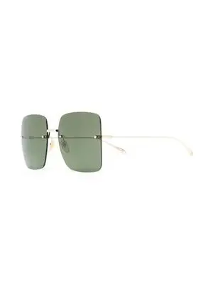 Gucci Rimless Oversized-frame Sunglasses