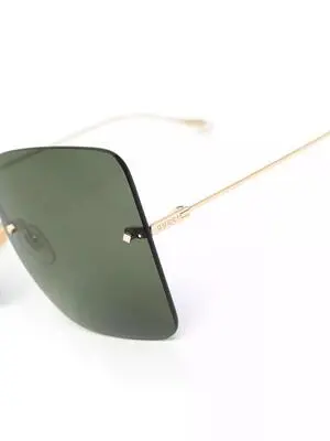 Gucci Rimless Oversized-frame Sunglasses