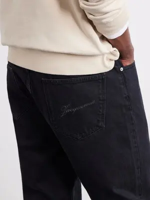 Jacquemus Le De-nîmes Straight-leg Jeans - Black