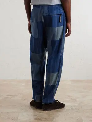 Kapital Straight-leg Patchwork Cotton Trousers