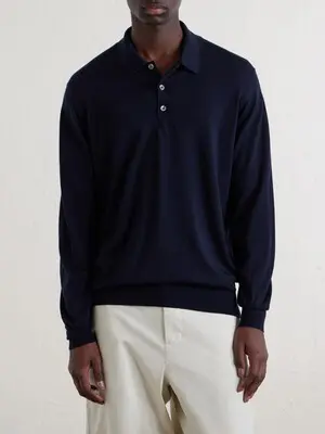 William Lockie Virgin Wool Polo Shirt