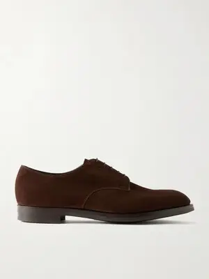 EDWARD GREEN Whitworth Suede Derby Shoes