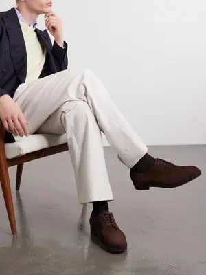 EDWARD GREEN Whitworth Suede Derby Shoes