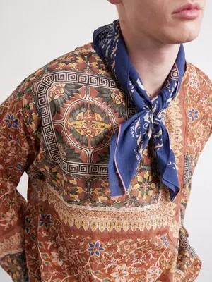 Visvim Bandana-print Cotton-voile Shirt