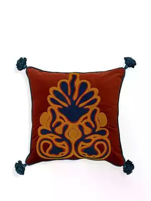 HOUSE OF CAPRICORN Tassel Cushion - Orange
