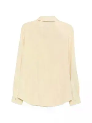 GOD'S TRUE CASHMERE Waffle-knit Button-down Shirt