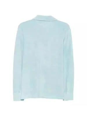 AURELIEN Terry Long-sleeve Polo Shirt