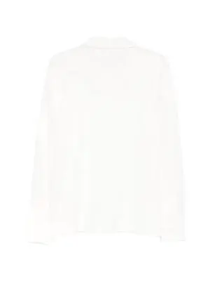 AURELIEN Terry Long-sleeve Chest-pocket Polo Shirt