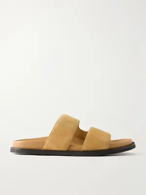 J.M. WESTON Suede Sandals - Neutrals