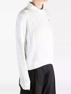 Polo Ralph Lauren Cable-knit Polo Collar Sweater