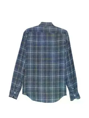 FINAMORE 1925 Check-pattern Long-sleeve Shirt