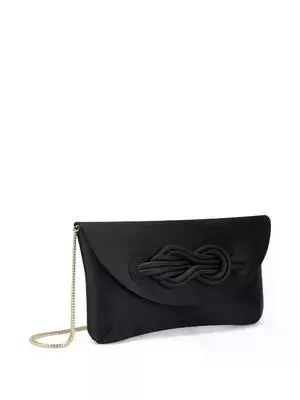 Shanghai Tang Tang Knot Clutch - Black