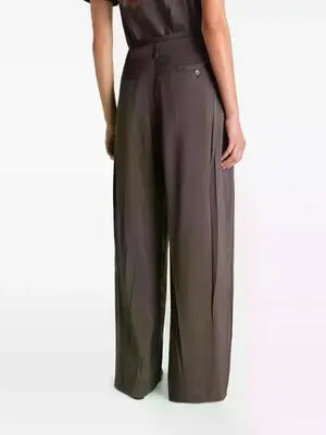 LEMAIRE Belt-loop Pleated Wide-leg Trousers