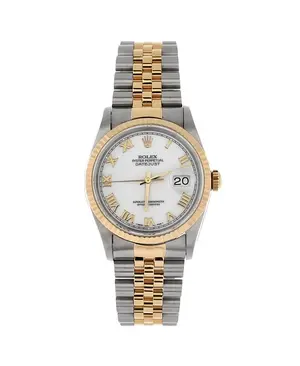 Rolex Oyster Perpetual Datejust Automatic Watch - Dial Color: White