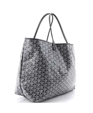 Goyard Gm Saint Louis Tote Coated Canvas - Gray