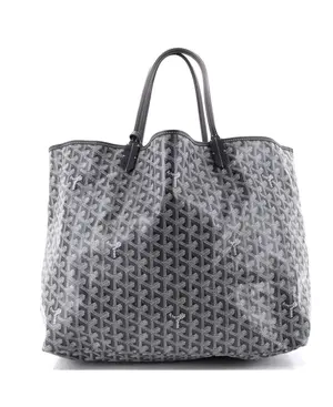 Goyard Gm Saint Louis Tote Coated Canvas - Gray