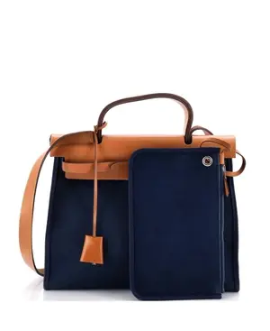 Hermès 31 Herbag Zip - Blue