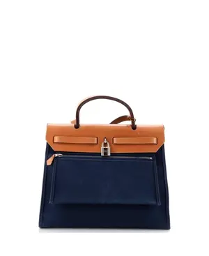Hermès 31 Herbag Zip - Blue