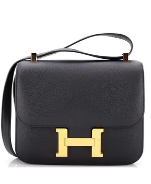 Hermès 24 Constance Bag Epsom - Black