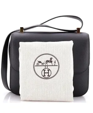 Hermès 24 Constance Bag Epsom - Black