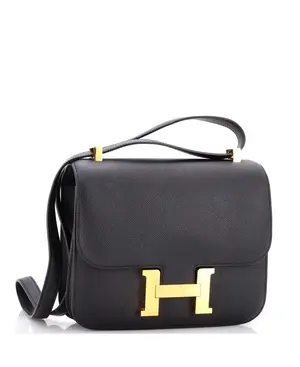 Hermès 24 Constance Bag Epsom - Black
