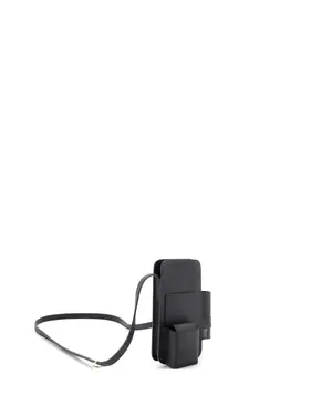 Hermès Hermesway Phone Case Crossbody Bag Epsom - Black