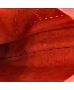 Hermès Pm Evelyne Gen Iii Clemence Leather Bag - Red