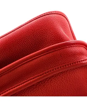 Hermès Pm Evelyne Gen Iii Clemence Leather Bag - Red