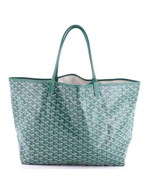 Goyard Gm Saint Louis Tote Coated Canvas - Green